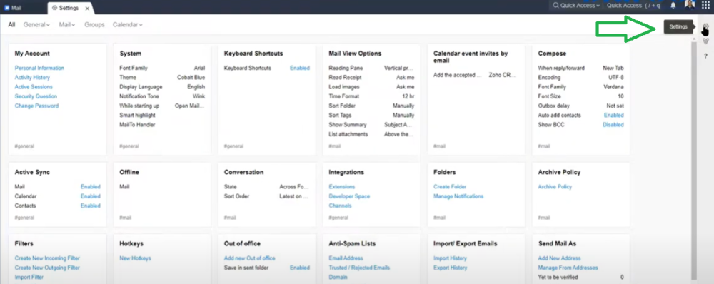 How to Insert Signature in Zoho Mail | Zoho Help | Bluroot