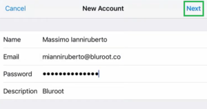 How to Add Zoho Mail to iPhone | Zoho Help | Bluroot