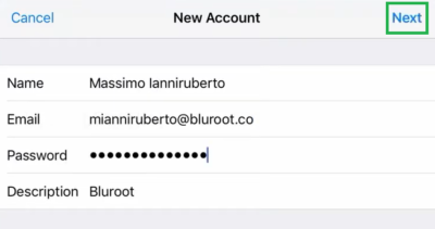 How to Add Zoho Mail to iPhone | Zoho Help | Bluroot