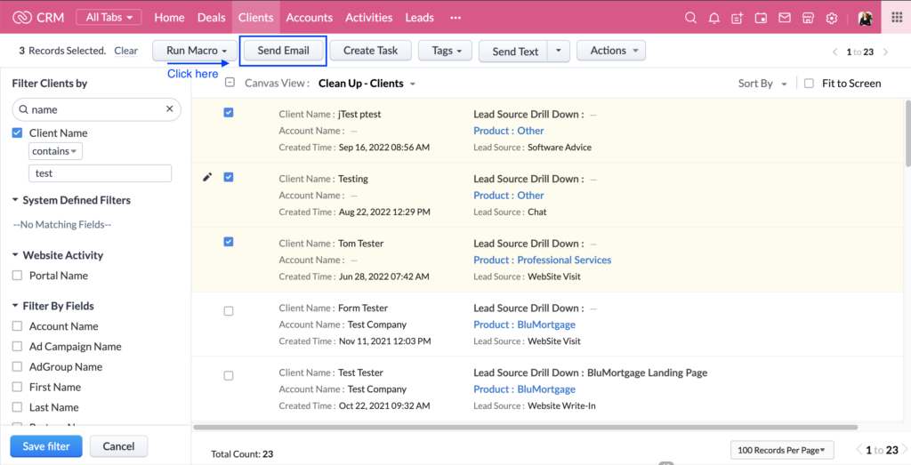 How To Send Emails From Zoho CRM Step By Step Guide Bluroot