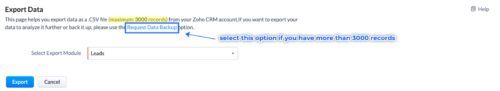 How To Export Data From Zoho Crm Bluroot Step By Step Guide